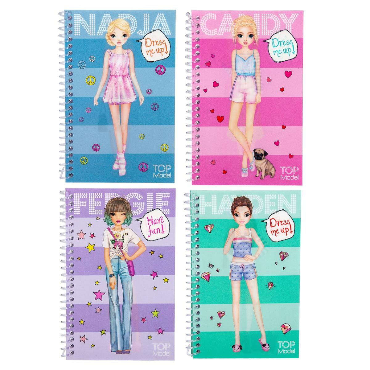 Depesche 11152 TOP Model - Dress me Up - Pocket Stickerbuch – Spielinger