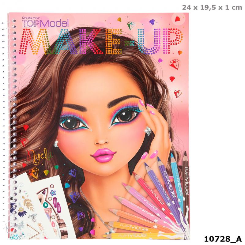 Depesche 010728 TOP Model - Make-Up - Malbuch – Spielinger
